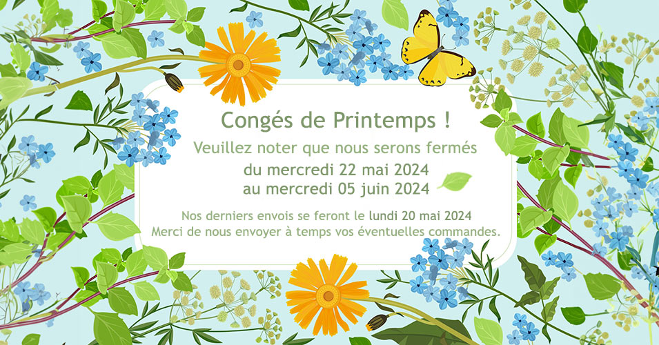 Congés de Printemps ! | Couleurs Arc en Ciel